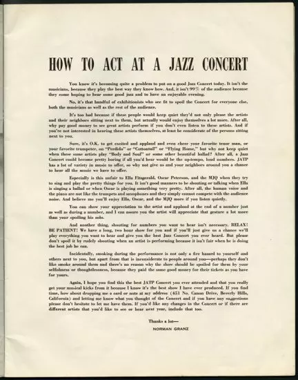 Comment Norman Granz a révolutionné le jazz pour la justice sociale 23529_3