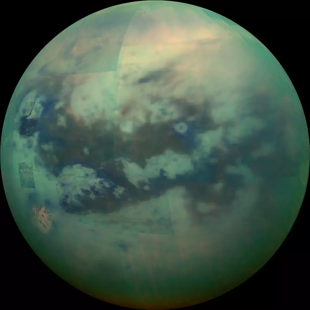 Pohled skrz Titan's Haze