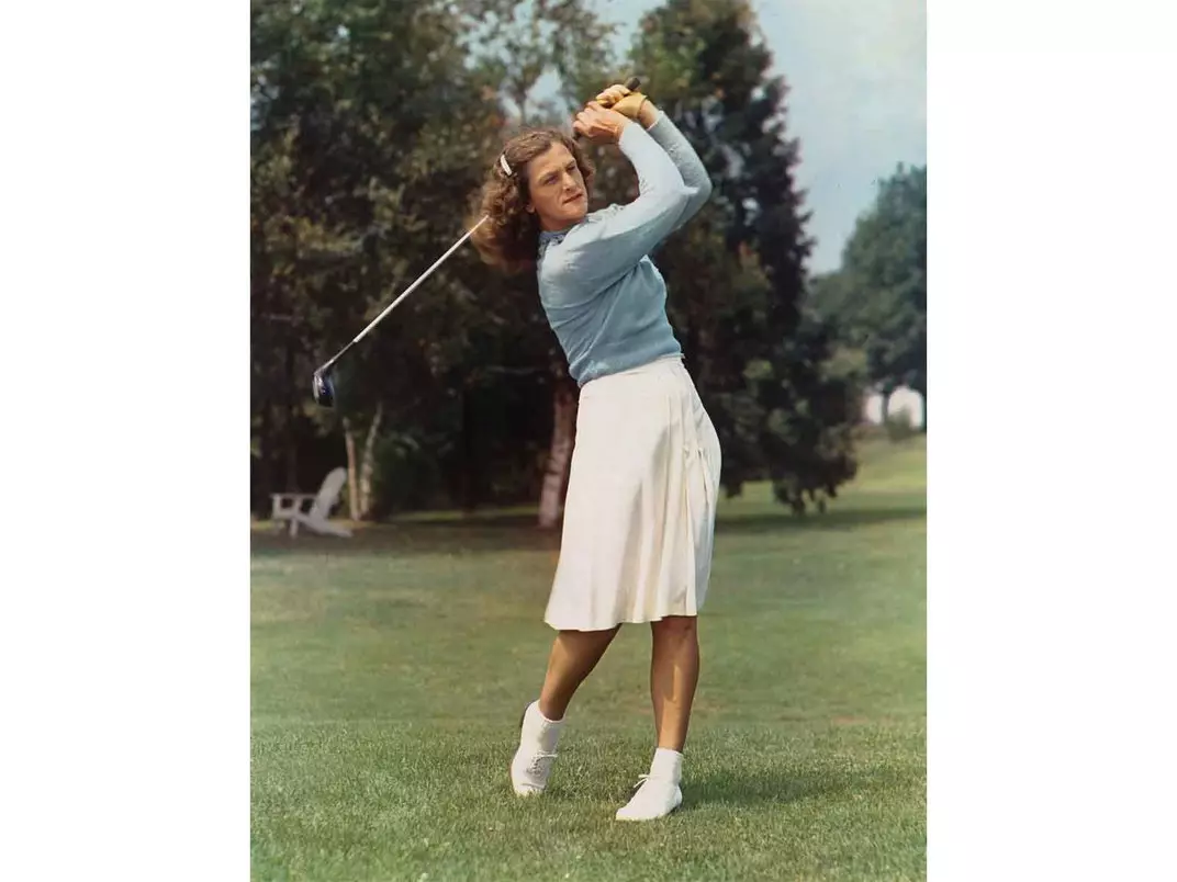 Didrikson xogando ao golf