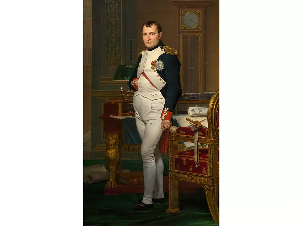 امپراتور ناپلئون در مطالعه اش در تویلری