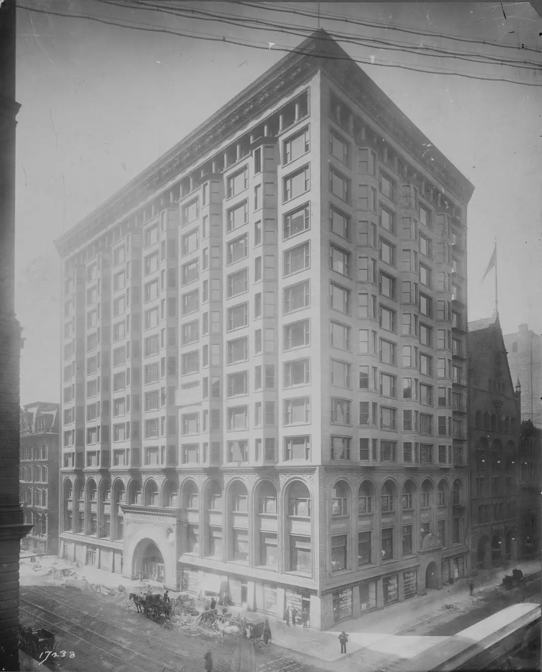 Gedung Bursa Efek Chicago Lama, ca. 1894