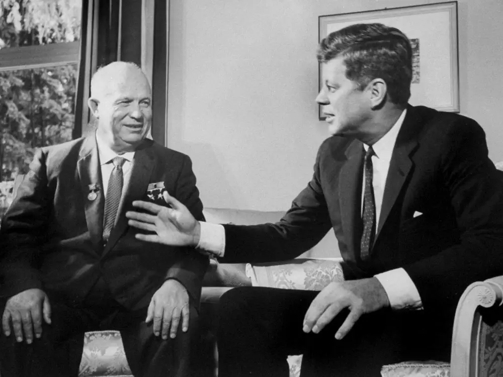 JFK og Nikita Khrushchev