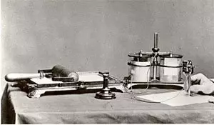 Полный копировальный аппарат, включая электрическую ручку Эдисона.