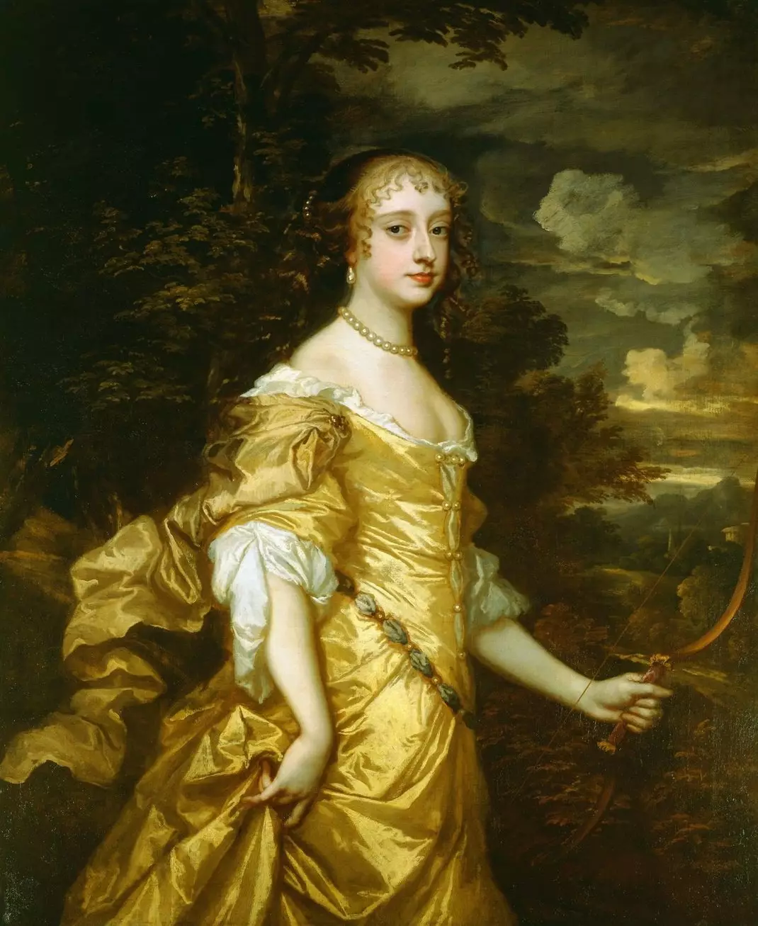 Frances Teresa Stuart โดย Peter Lely – Royal Collection