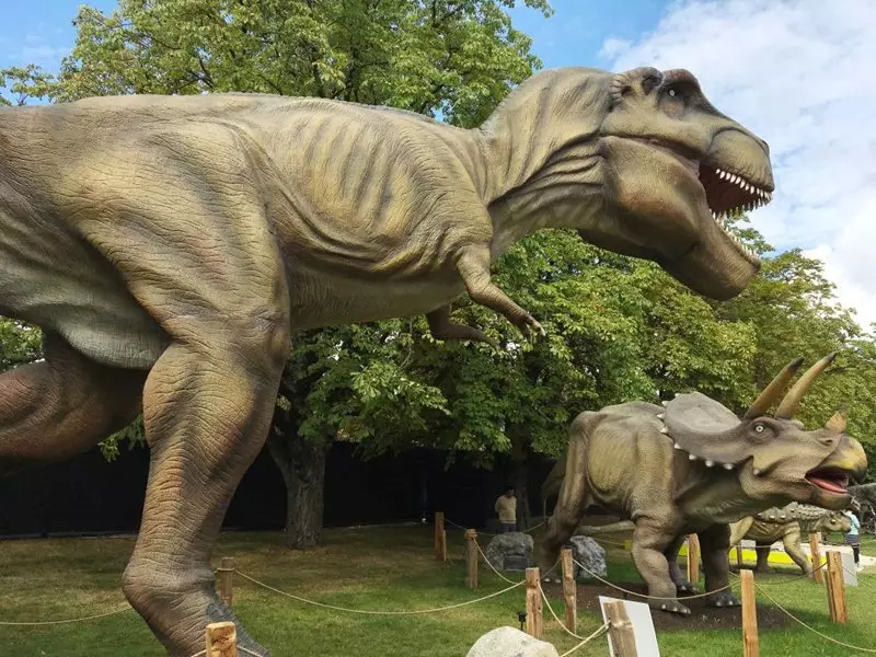 Iwọn Igbesi aye wọnyi, Awọn Dinosaurs Animatronic Ti Nlọ si Awọn ile Tuntun