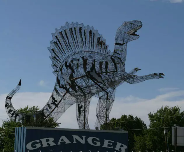 Draht Spinosaurus, Granger, Washington