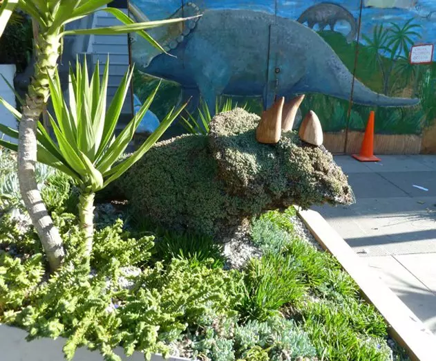 Trixie Triceratops Topiary