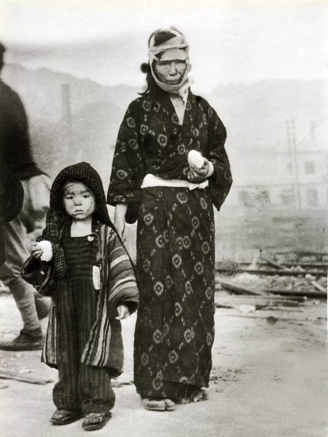 Kind en ma in Nagasaki
