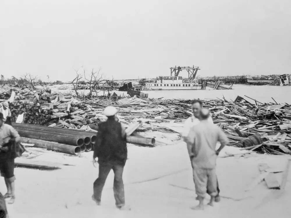 1935 Florida Keys uszkodzenie przez huragan