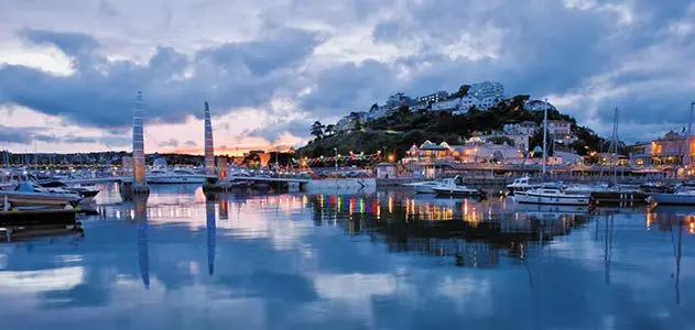 የ Picturesque Torquay, እንግሊዝ