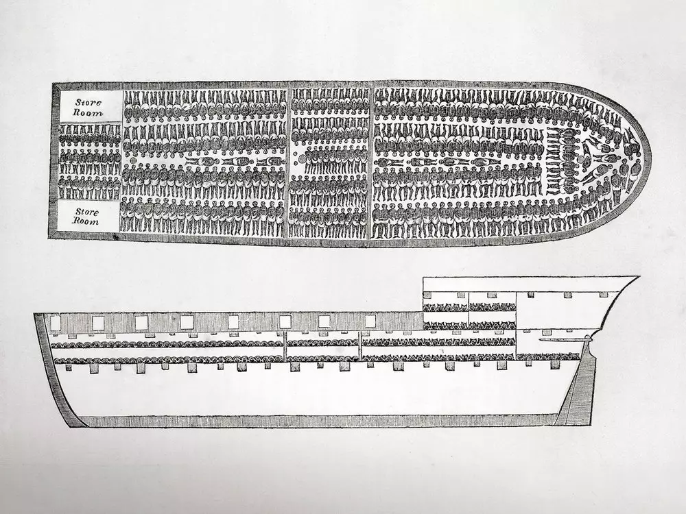 Схема невільного корабля