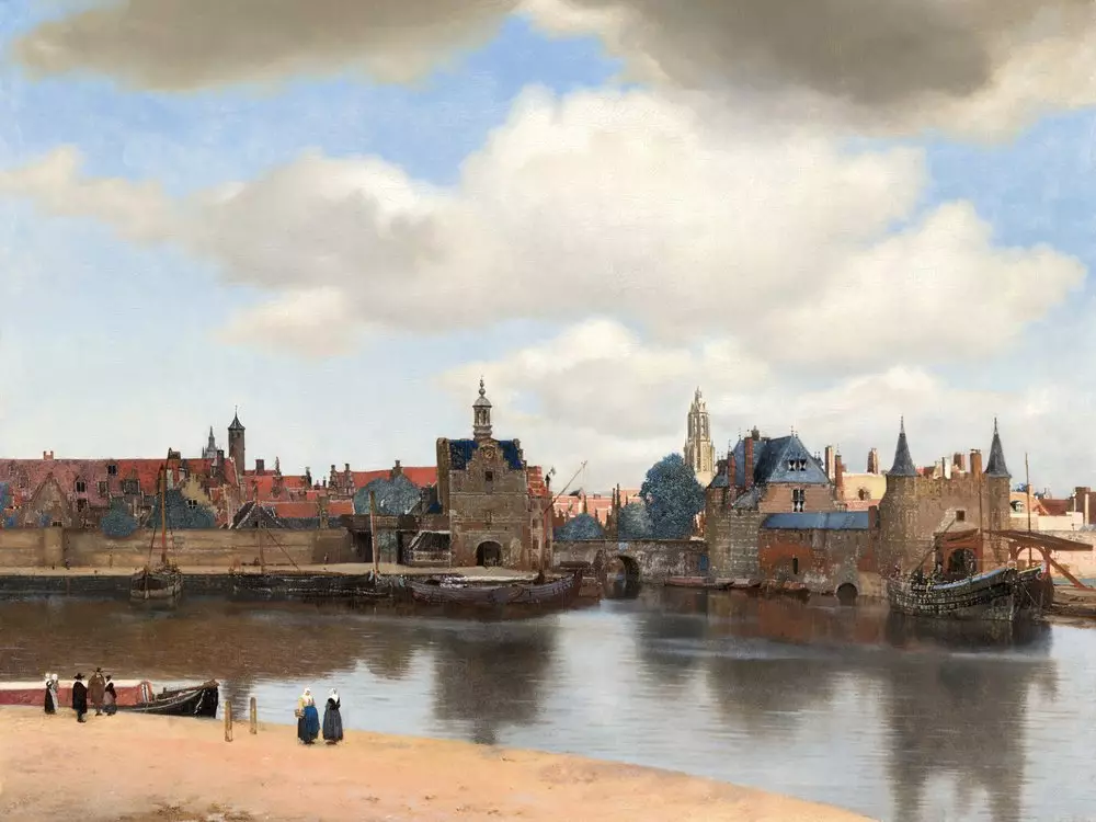 ดาราศาสตร์เสนอรูปลักษณ์ใหม่ของ 'มุมมองของเดลฟท์' ของ Vermeer