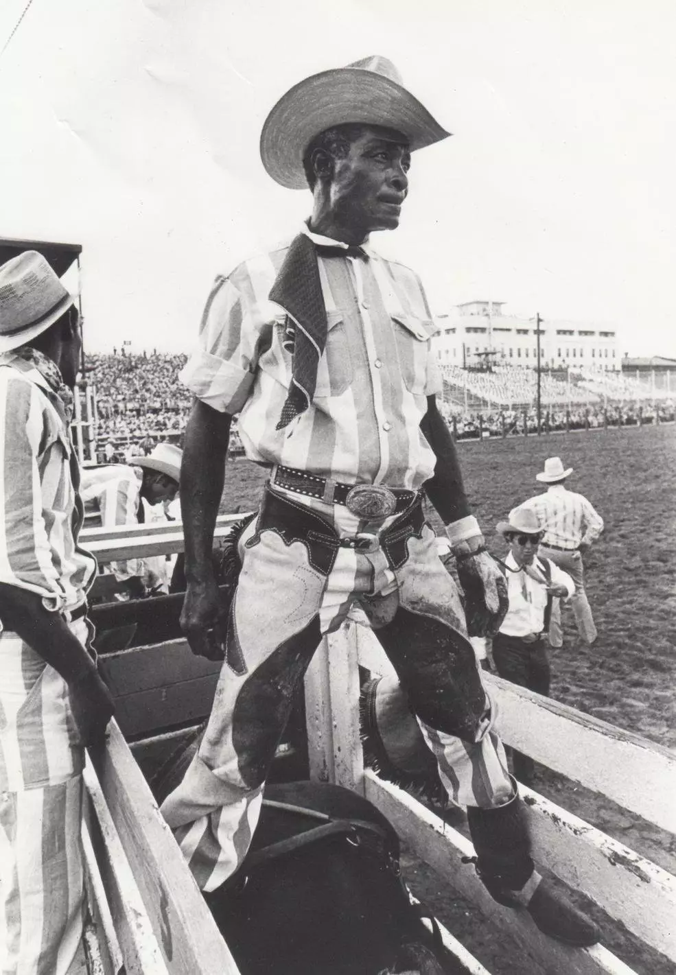 Willie Craig อายุ 56 ปีเมื่อเขาได้รับรางวัล Top Hand Buckle ในปี 1976