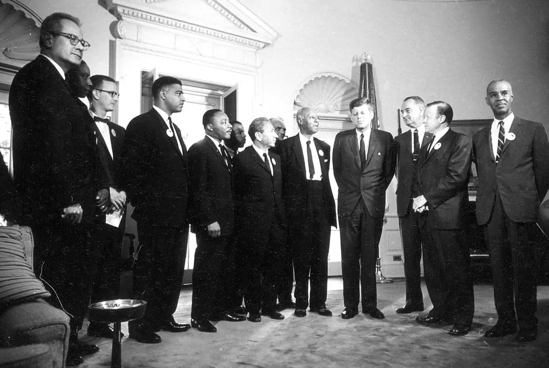 JFK na Machi juu ya waandaaji wa Washington, 1963