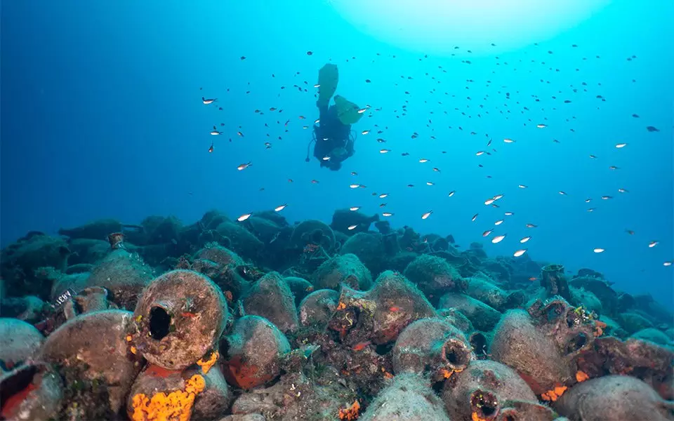 Dieses antike griechische Schiffswrack ist heute ein Unterwassermuseum