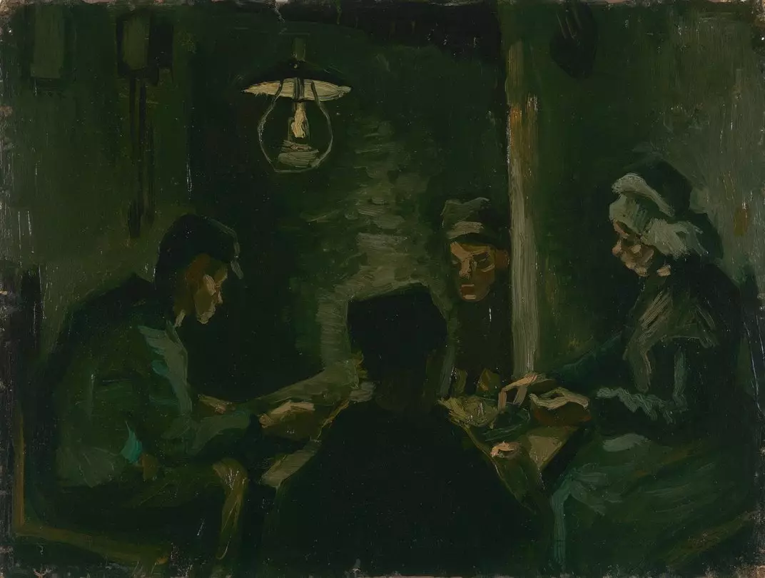Vincent van Gogh, Studija za The Potato Eaters, april 1885