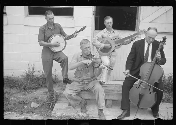 Eine Band probt für die Westmoreland Fair in Pennsylvania.