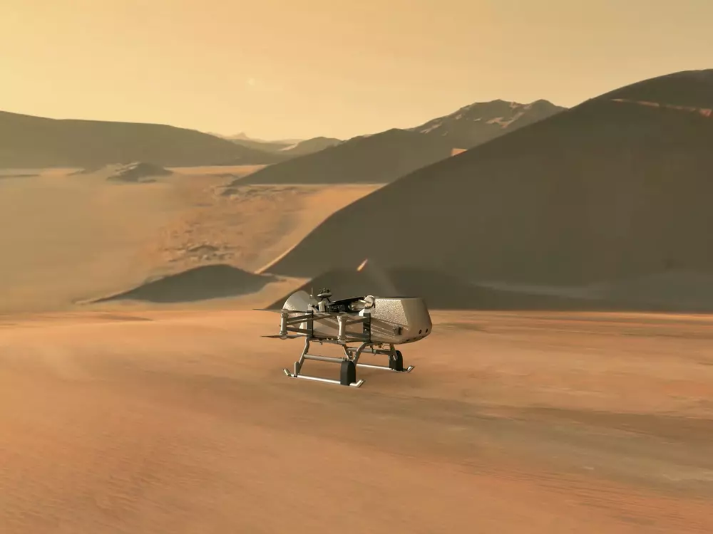 NASA's Dragonfly-missie vliegt door de wolken van Titan, de grootste maan van Saturnus