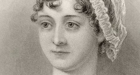 Potret Jane Austen, dari memoar oleh J. E. Austen-Leigh.