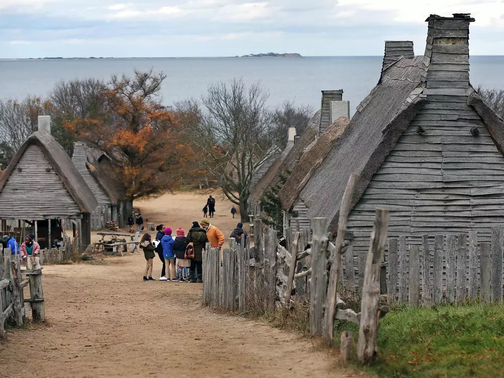 Engelsk landsby ved Plimoth Plantation