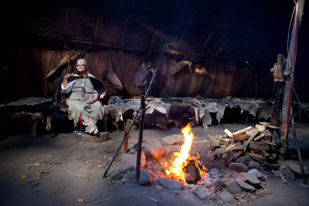 پلموٿ پلانٽشن تي Wampanoag Homesite