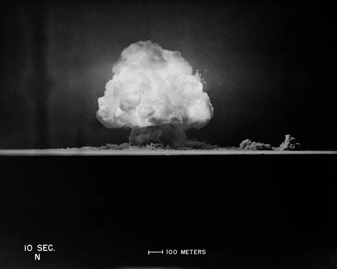 Trinity bomb test