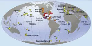 20110520083212Cretaceous-extinction-sites-300x151.jpg