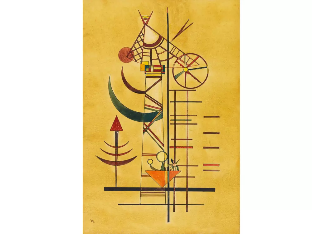 Anapezedwanso Pambuyo pa Zaka 70, Kandinsky Watercolor Amagulitsa $ 1.3 Miliyoni