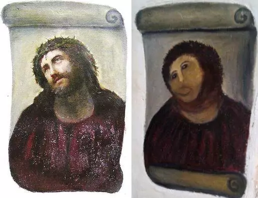 Tượng Thánh George đã thực hiện 'Tình trạng bất ổn' để cứu vớt công việc sơn bị hỏng