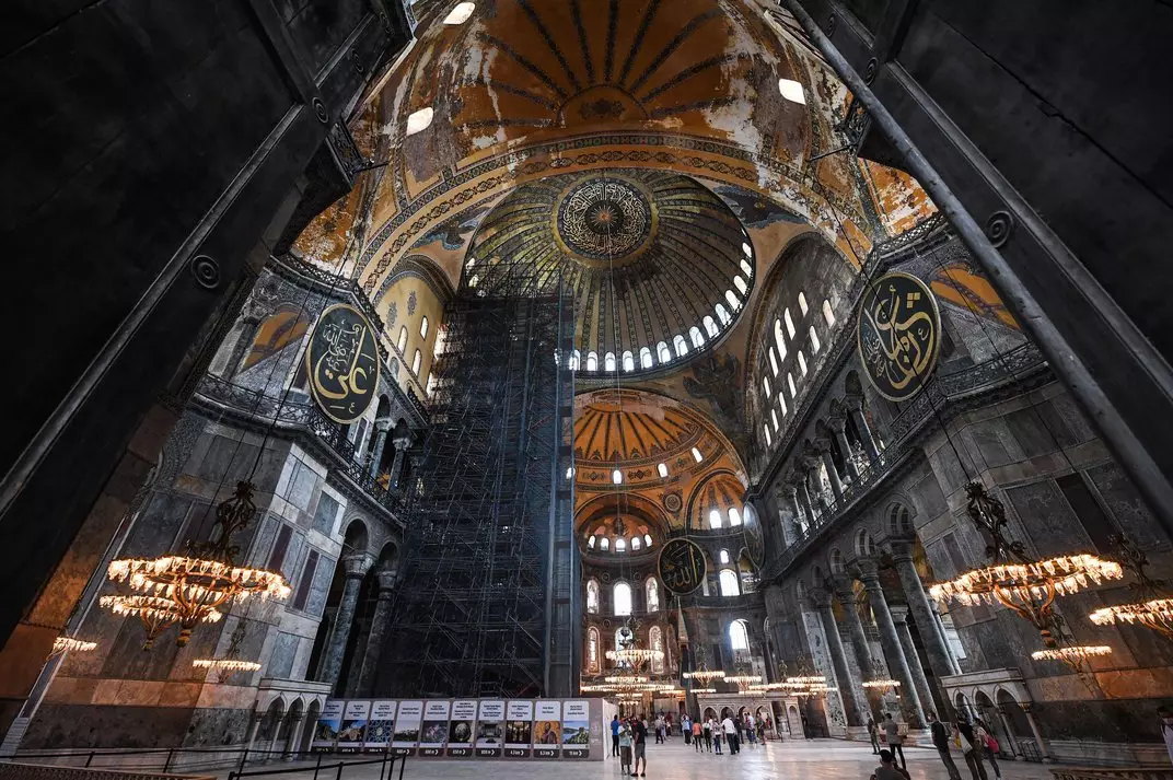 Interiér Hagia Sophia