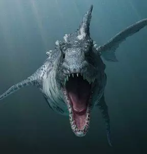 Pan wnaethoch chi feddwl ei fod yn ddiogel i droi'r teledu ymlaen... Dinoshark