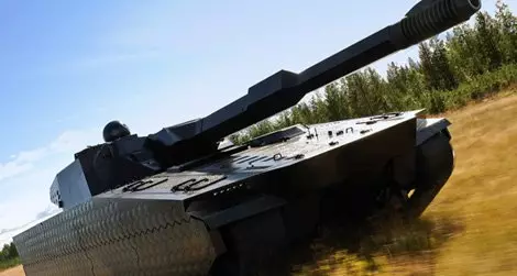This stealth tank can change its surface temperature at will, making it invisible to infrared cameras.