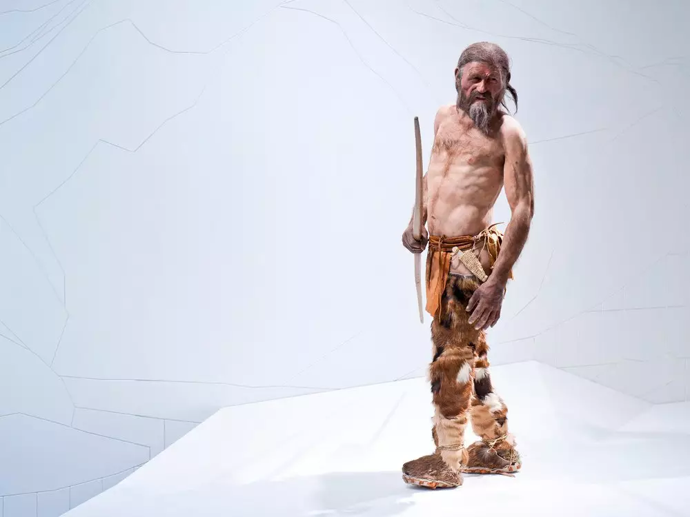 Ötzi the iceman rekonstruksjon