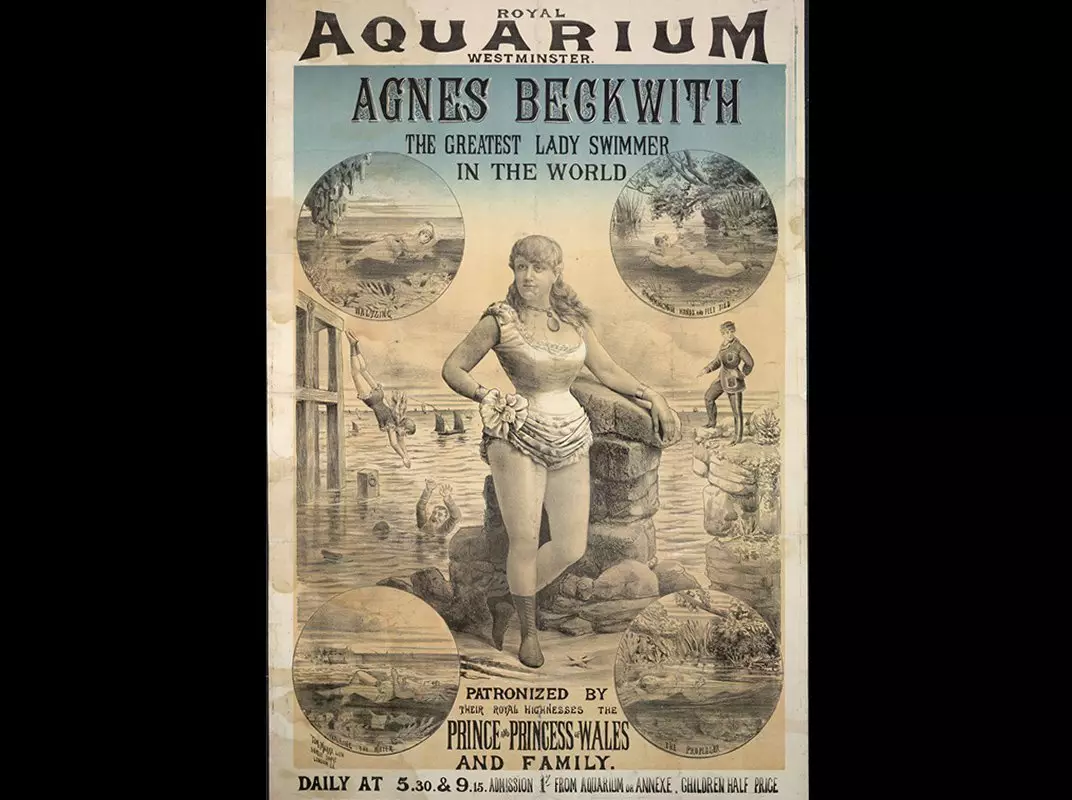 Royal Aquarium, Westminster. Agnes Beckwith, ca. 1885