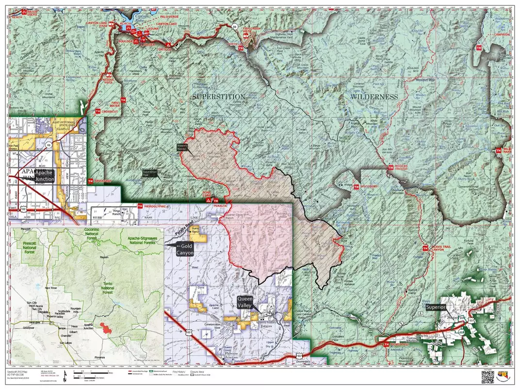 Carte en dents de scie