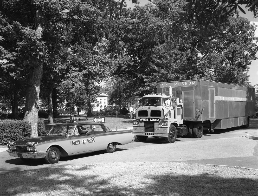 Virginia Museumin historiallinen artmobile lähtee jälleen tielle