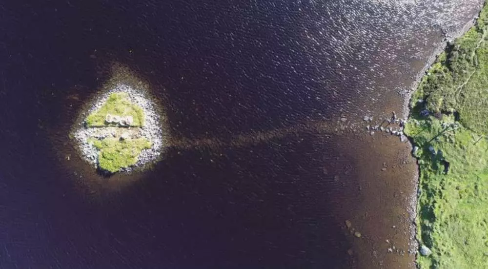 Crannog with Causeway