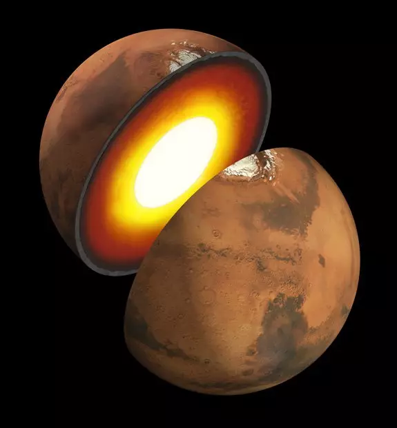 Manaraka ho an'ny Mars: InSight hahitana ao anatin'ny planeta mena