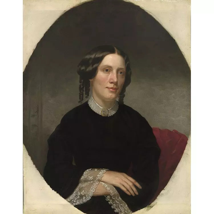 Harriet Beecher Stowe'un fotoğrafı.