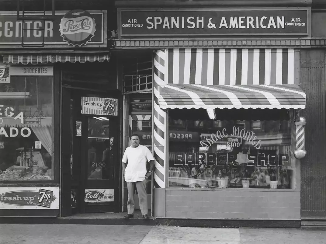 Barbershop in Washington Heights in 1961