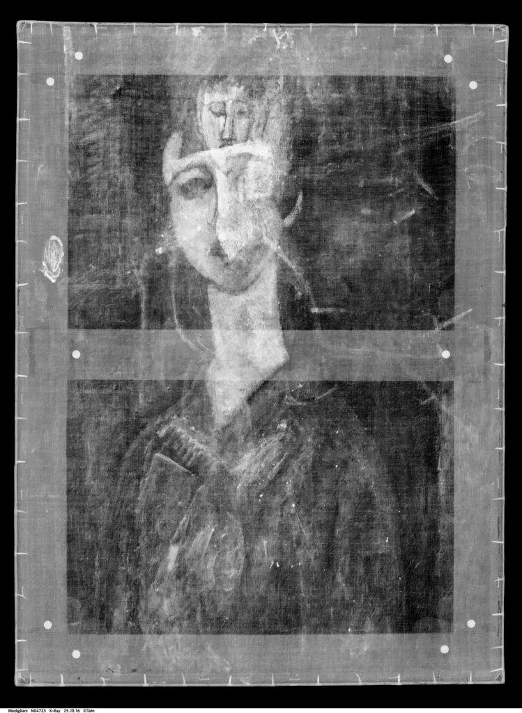Да ли је модернистички мајстор Модиљани насликао нови портрет преко налик на своју бившу? 26825_2