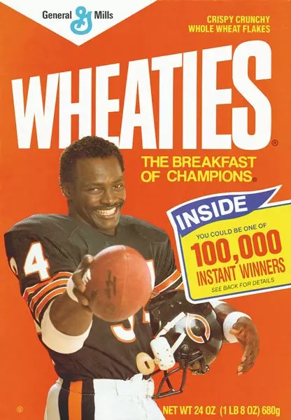 Igbe nke Walter Payton Wheaties