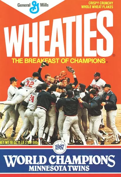 Twins Wheaties Box