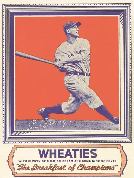 Lou Gehrig Wheaties Box