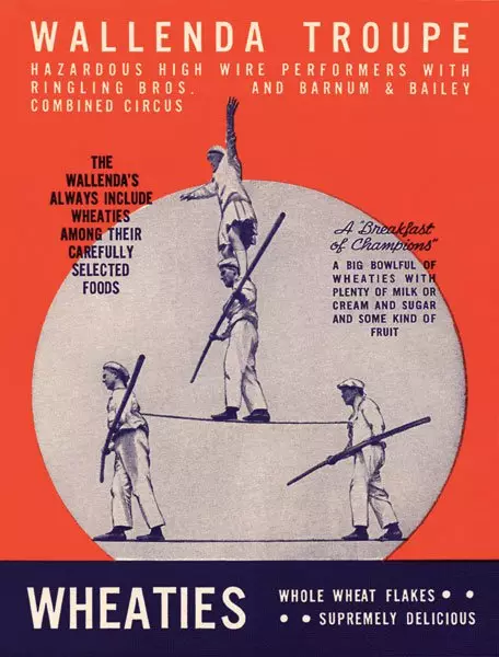 Wallenda Troupe Wheaties Bhokisi