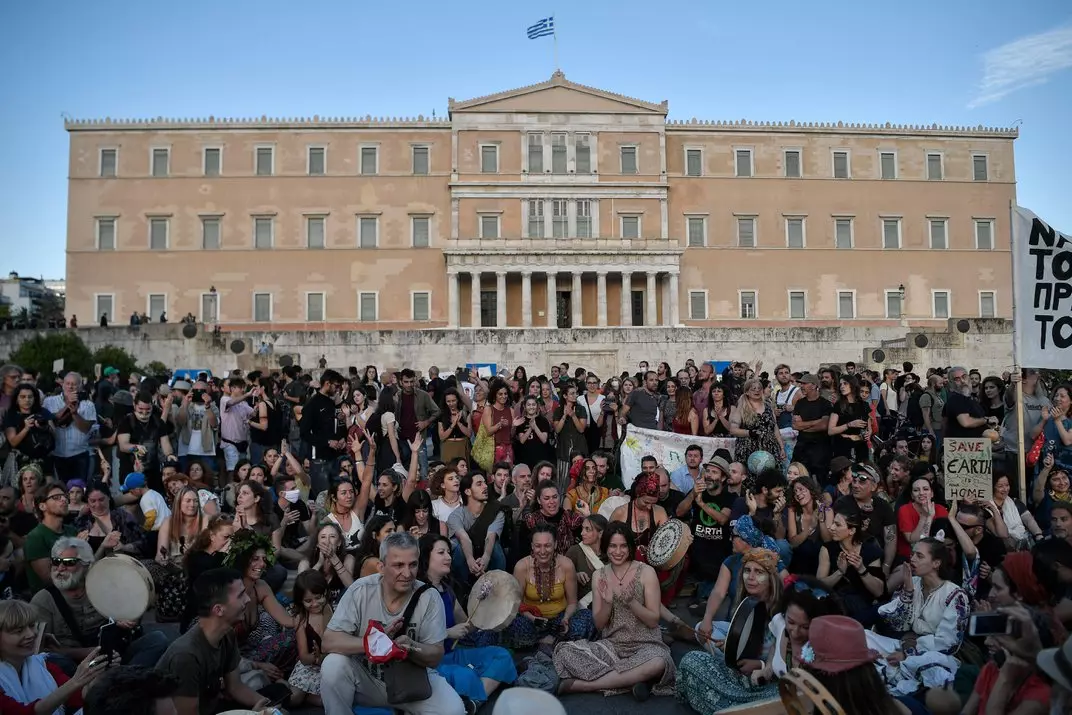 Syntagma Square mótmæli