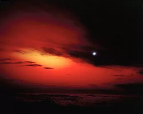 Starfish Prime 45 a 90 segons després de la detonació.