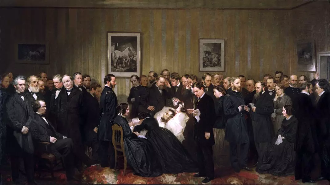 Alonzo Chappel, Posljednji sati Abrahama Lincolna, 1868