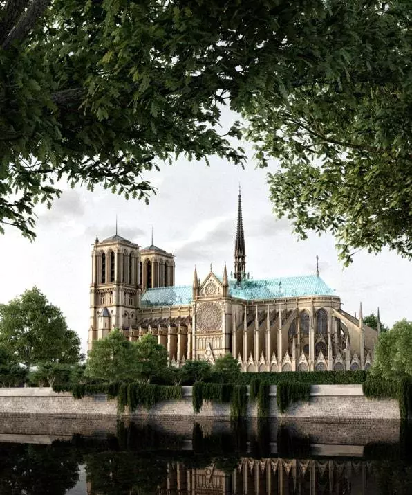 Сенатът на Франция изисква емблематичната кула на Нотр Дам да бъде възстановена „точно както беше“ 27800_2