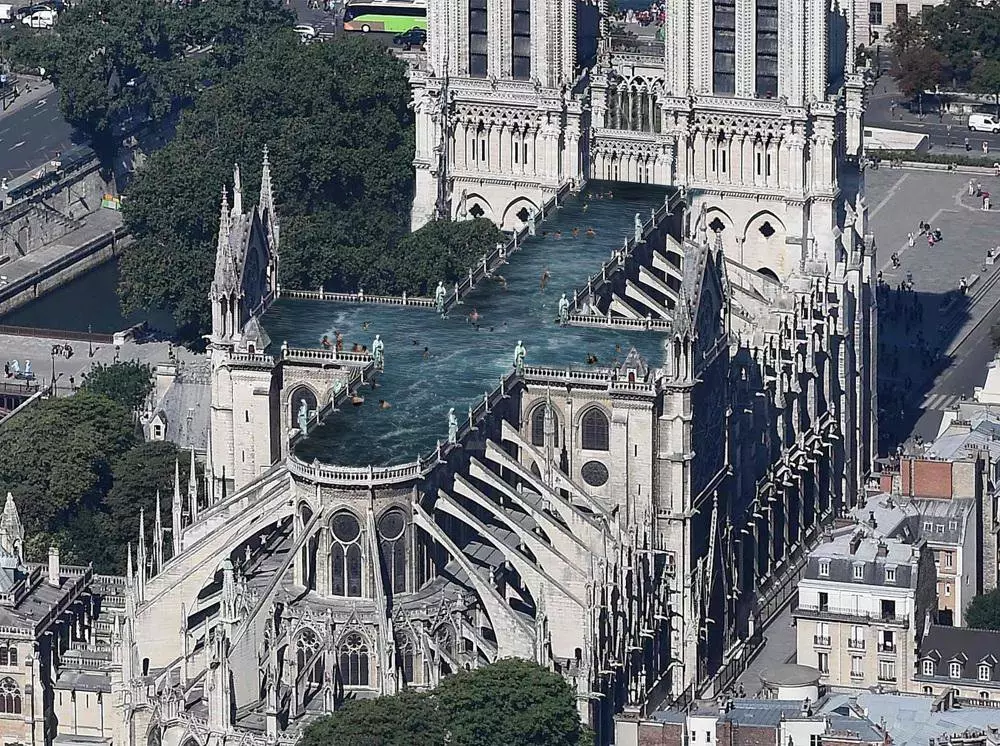 Сенатът на Франция изисква емблематичната кула на Нотр Дам да бъде възстановена „точно както беше“ 27800_5